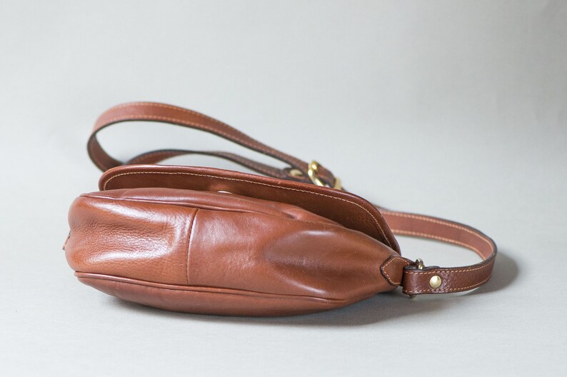 Small Brown Leather Crossbody Purse Bag for Women. Shoulder - Etsy