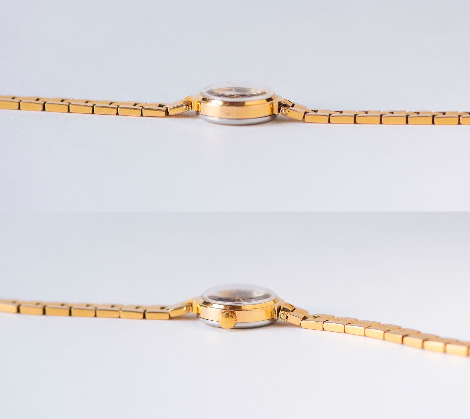 Burgundy Cocktail Watch for Women Gold Plated SLAVA. Dainty - Etsy