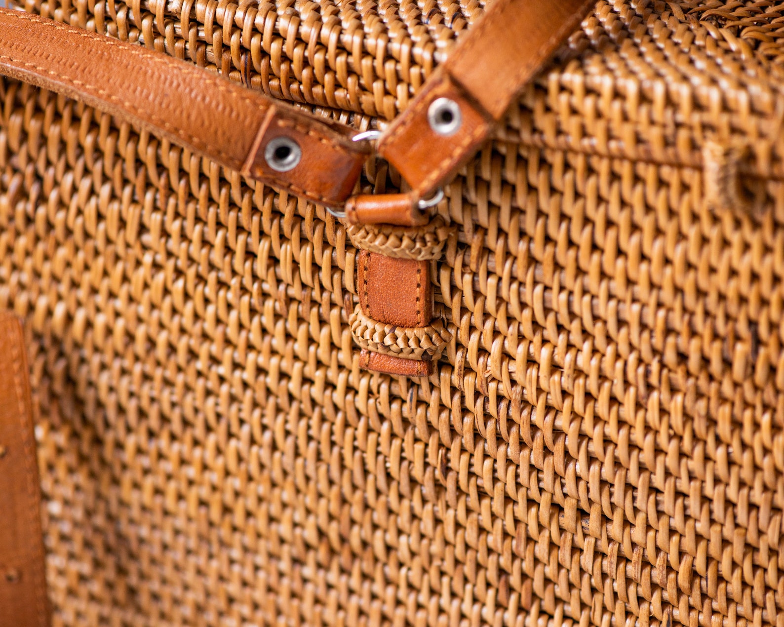 Woven Rattan Backpack for Women Summer Bag. Boho Style Small - Etsy