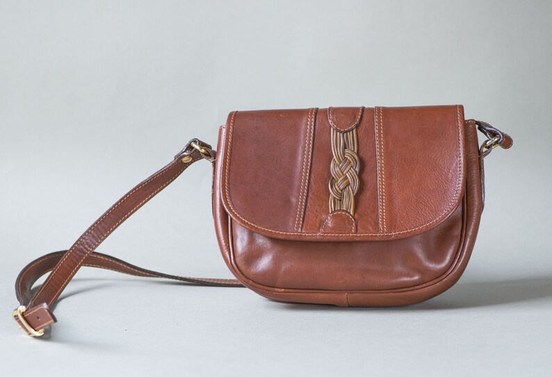 Small Brown Leather Crossbody Purse Bag for Women. Shoulder - Etsy