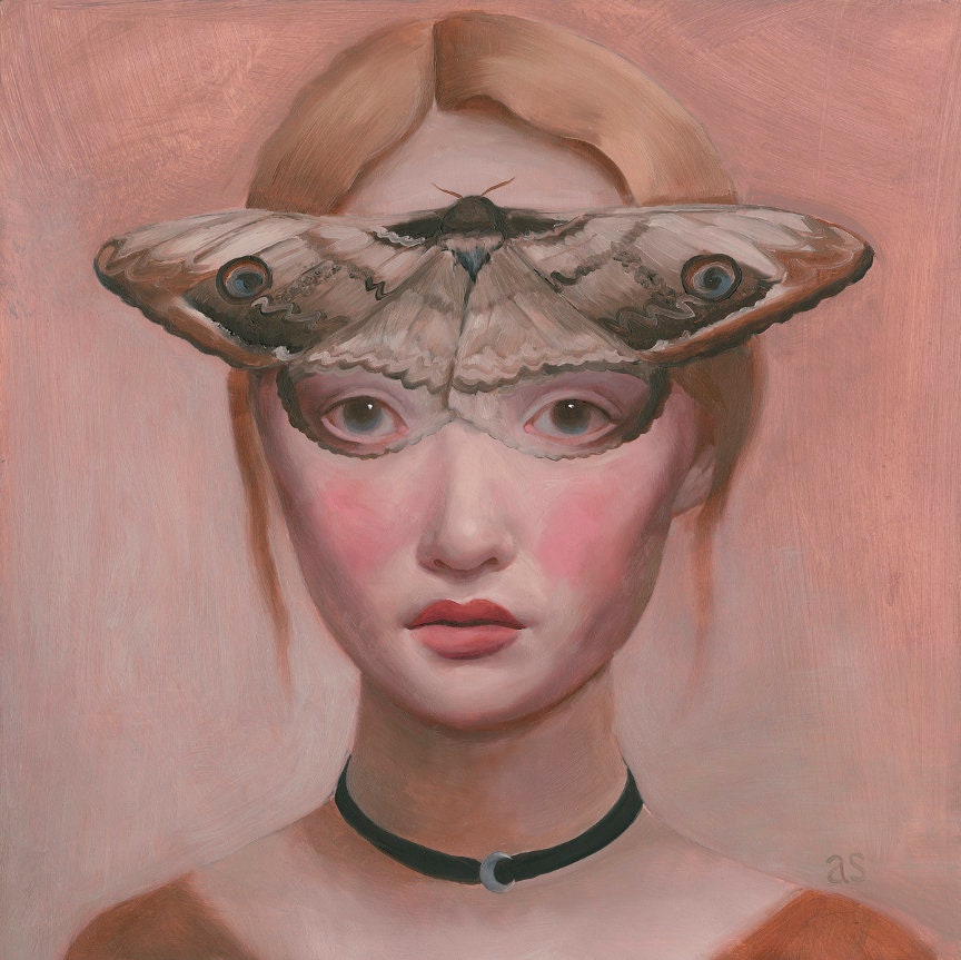 Moth Art Giclee Print | Etsy