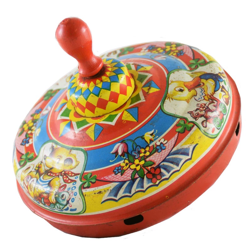 Spinning Top Toy - Etsy