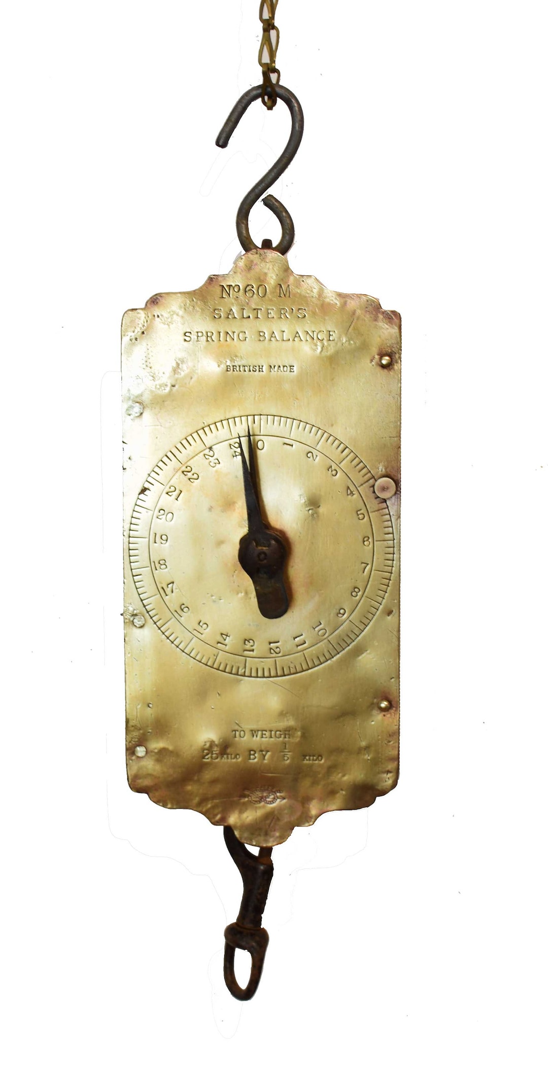Antique Salter's Spring Balance British Made No. 60 M - Etsy