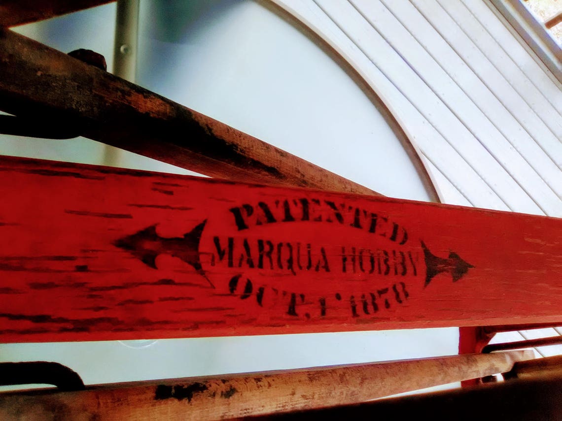 REDUCED** P.J. MARQUA & Co. Wooden Toy Hobby Horse Made in 1878 - Etsy