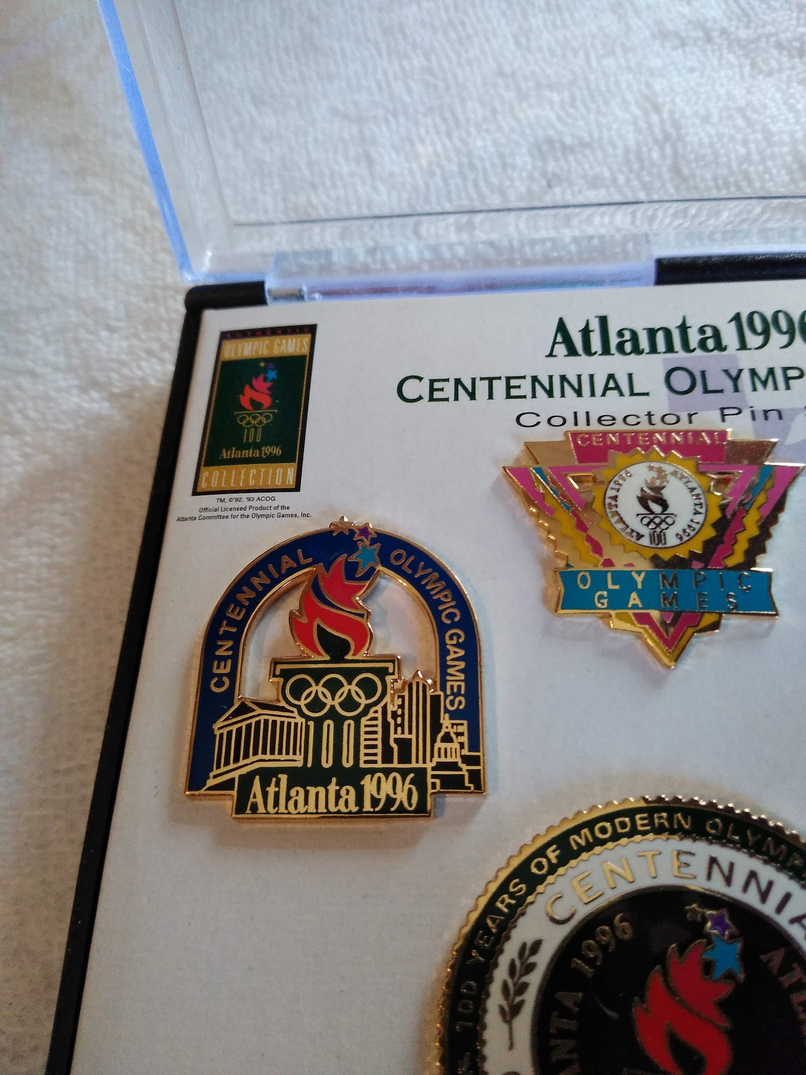 Atlanta 1996 Centennial Olympic Pin Collection 4 Authentic New, Never ...