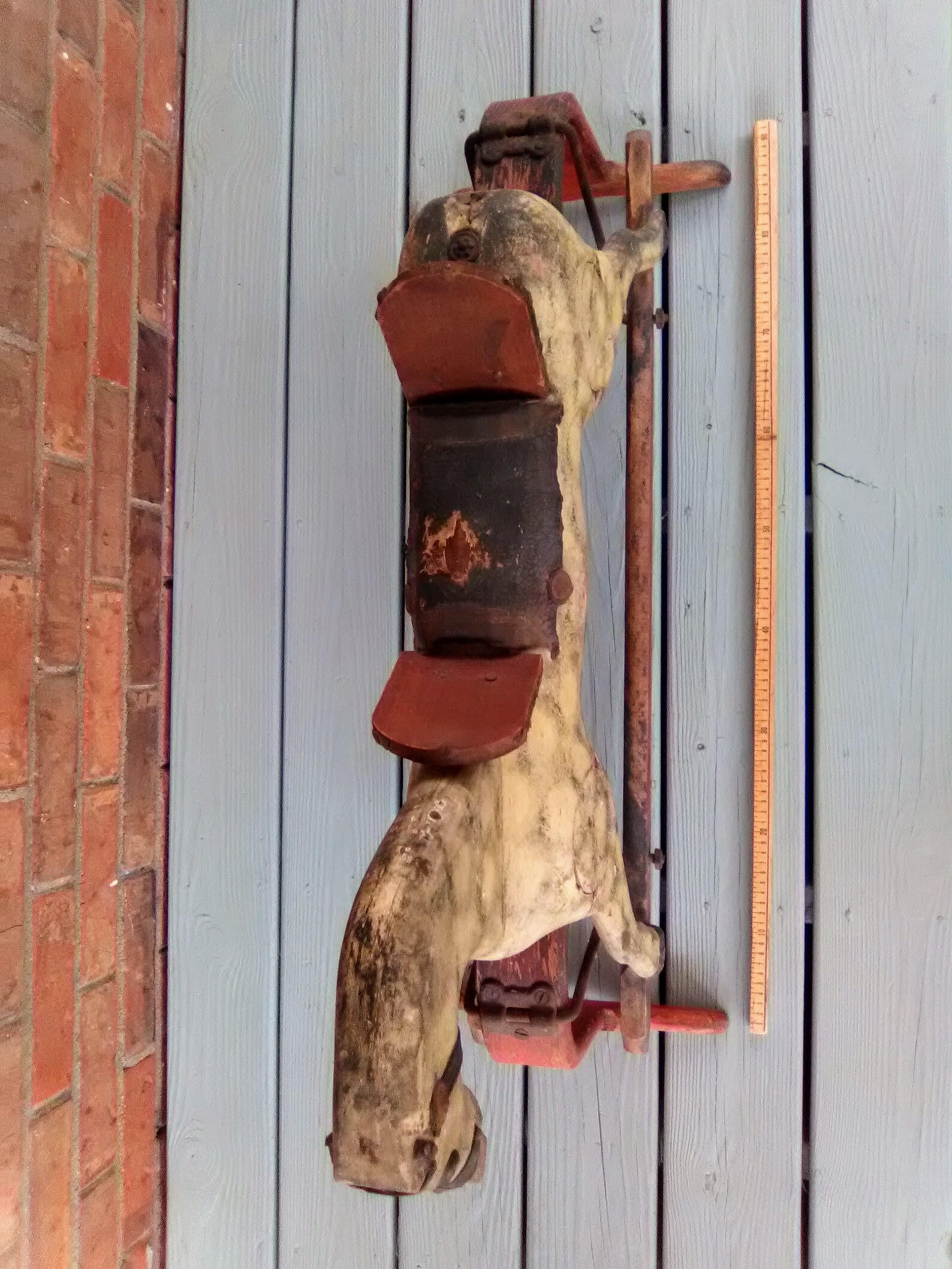 REDUCED** P.J. MARQUA & Co. Wooden Toy Hobby Horse Made in 1878 - Etsy