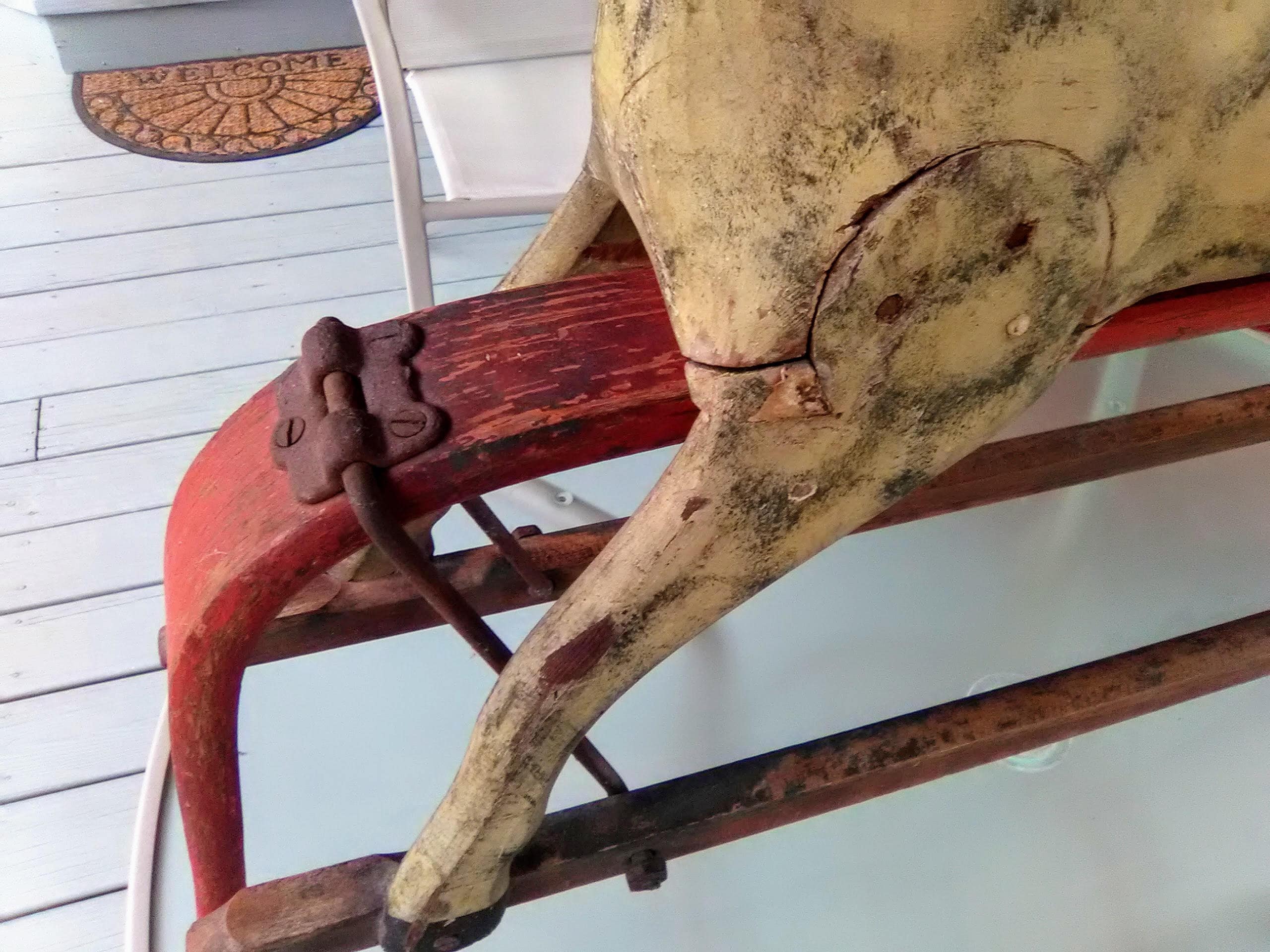 REDUCED** P.J. MARQUA & Co. Wooden Toy Hobby Horse Made in 1878 - Etsy