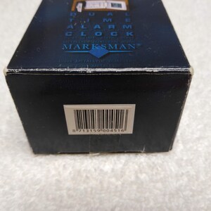 Vintage Marksman Metallyde Dual Alarm Clock PF Products 1980's Bell ...