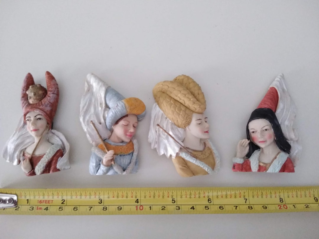 4 Vintage Disney Good and Evil Female Characters Refrigerator - Etsy