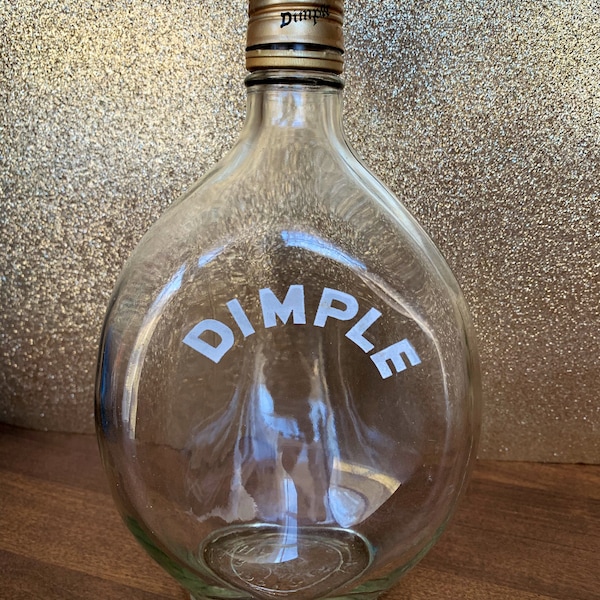 Dimple Glass Bottle - Etsy