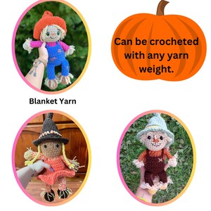 Plush Scarecrows Crochet Pattern PDF Scarecrow Amigurumi Pattern for ...