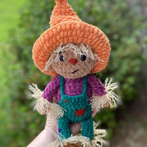 Plush Scarecrows Crochet Pattern PDF Scarecrow Amigurumi Pattern for ...