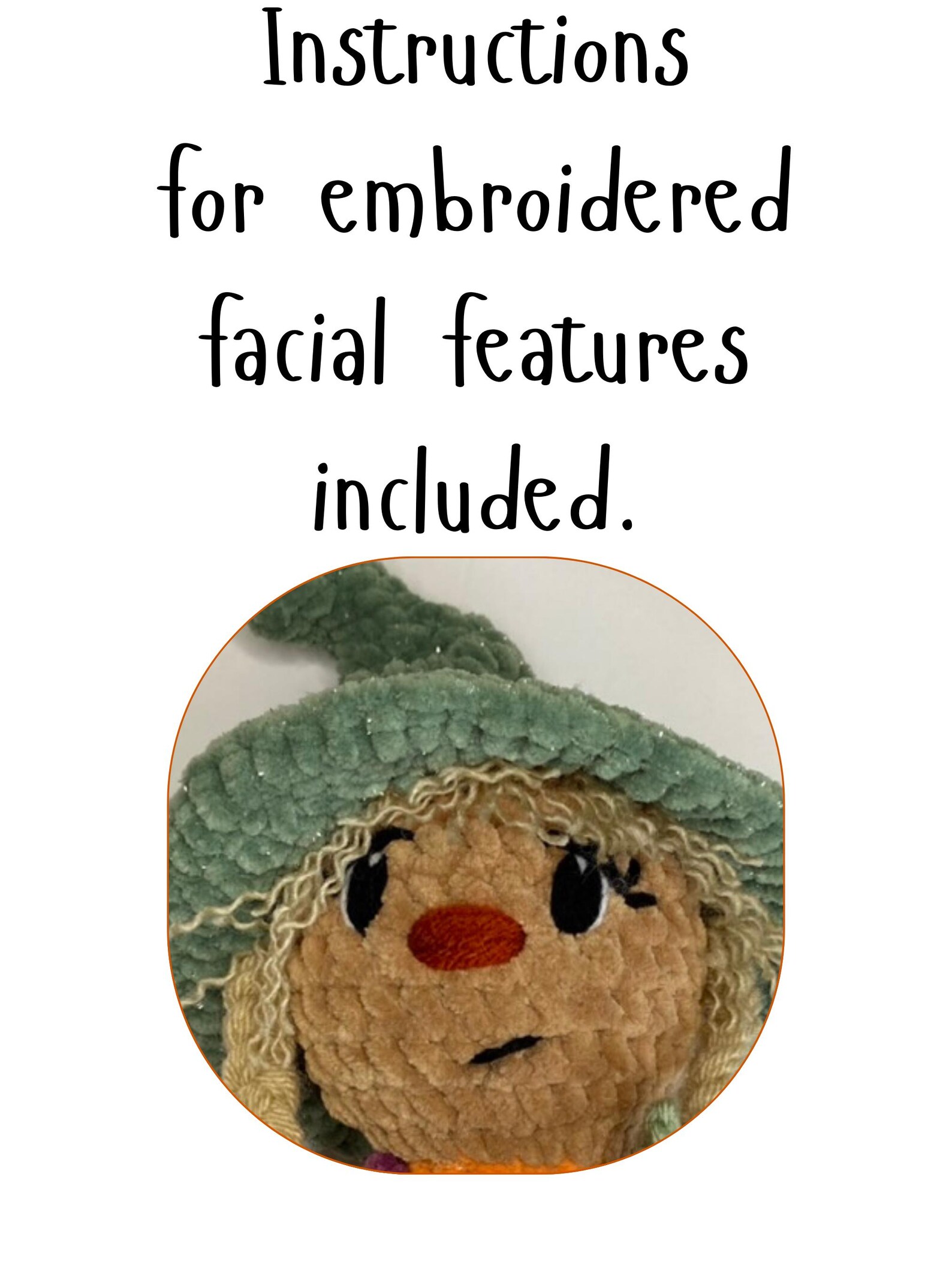 Plush Scarecrows Crochet Pattern PDF Scarecrow Amigurumi Pattern for ...