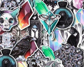 Creepy Stickers | Etsy