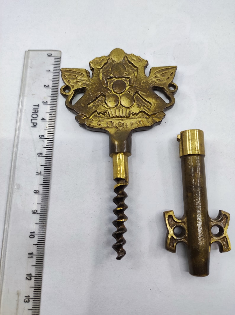 Vintage Brass Corkscrew 1950s - Etsy