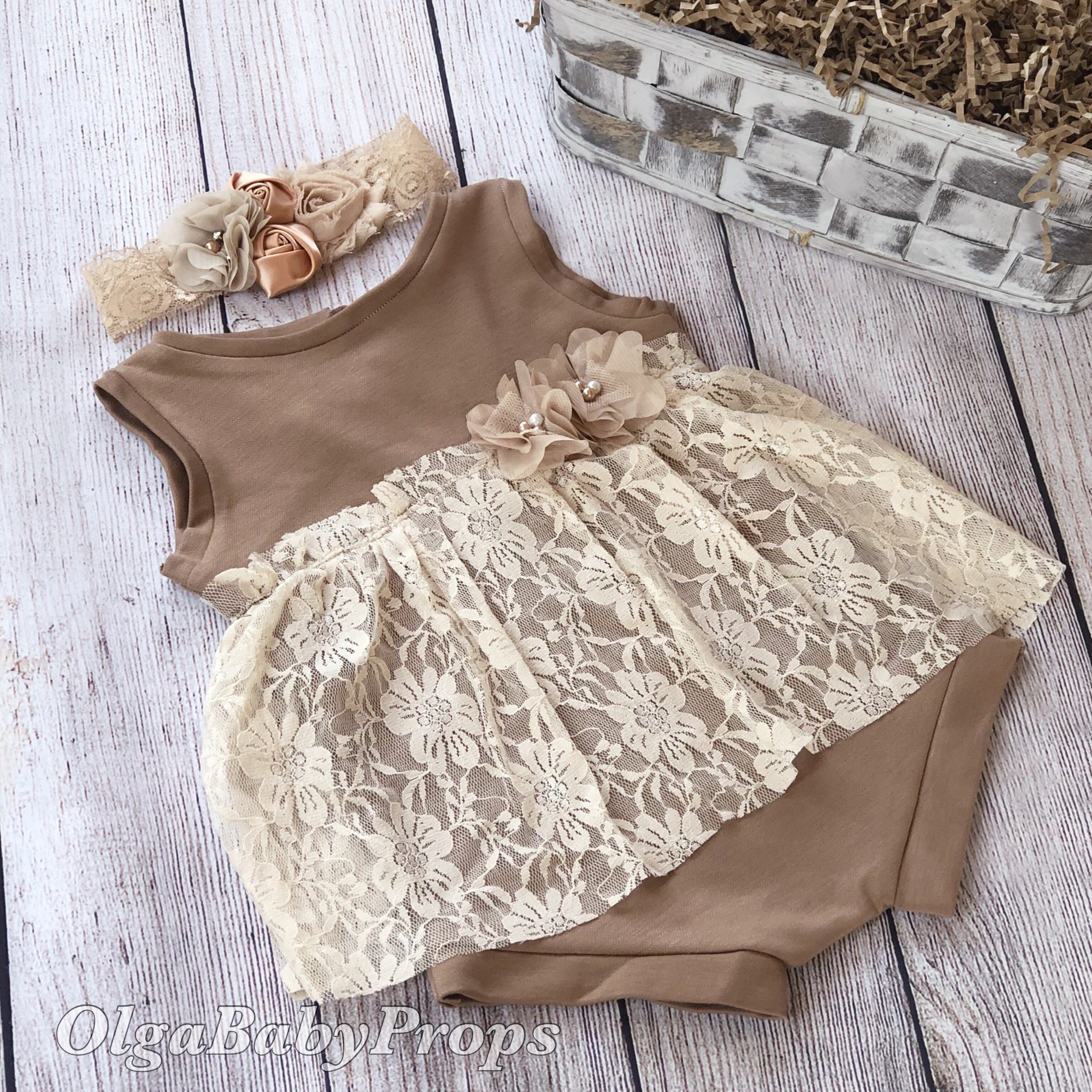 Cake Smash Outfit Girl Photo Outfit Romper Dress and Matching - Etsy