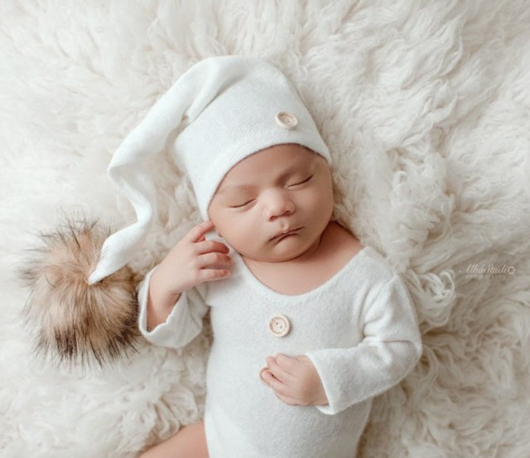 Newborn Boy Photo Outfit,newborn Boy Photography,romper and Hat, Baby ...