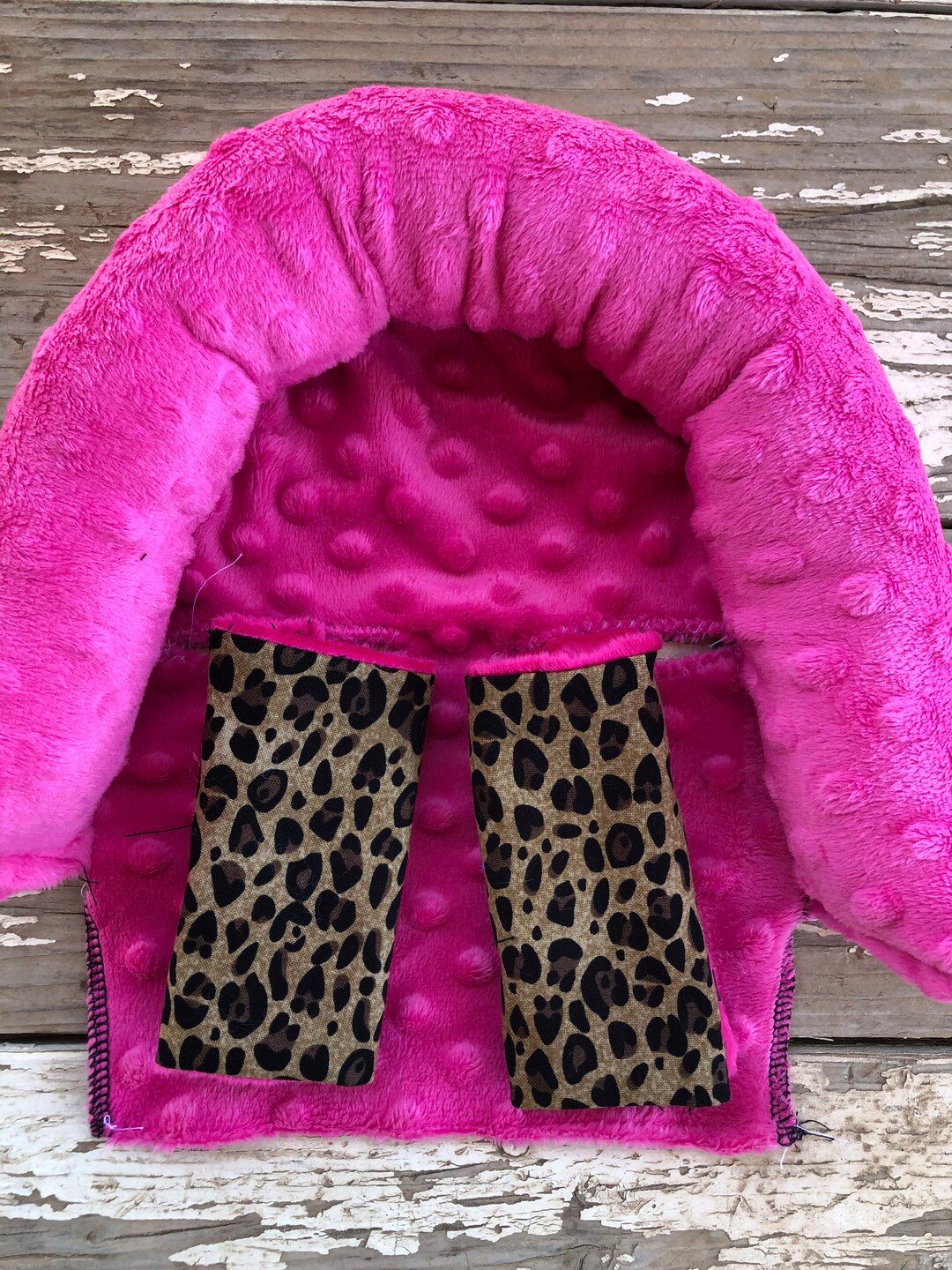 Pink Minky & Leopard Car Seat Headrest and Strap Covers - Etsy