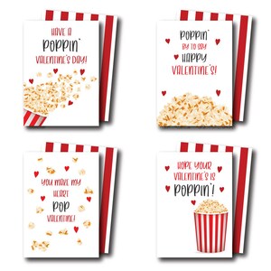 Instant Download Printable Poppin' Valentines - Etsy