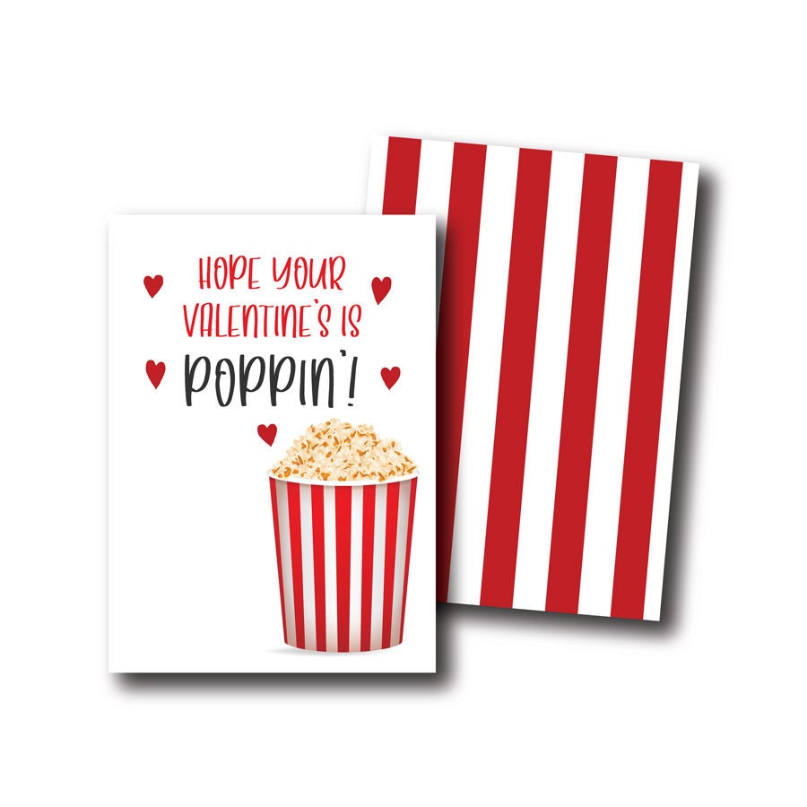 Instant Download Printable Poppin' Valentines - Etsy