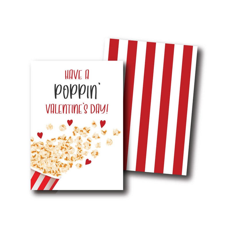Instant Download Printable Poppin' Valentines - Etsy