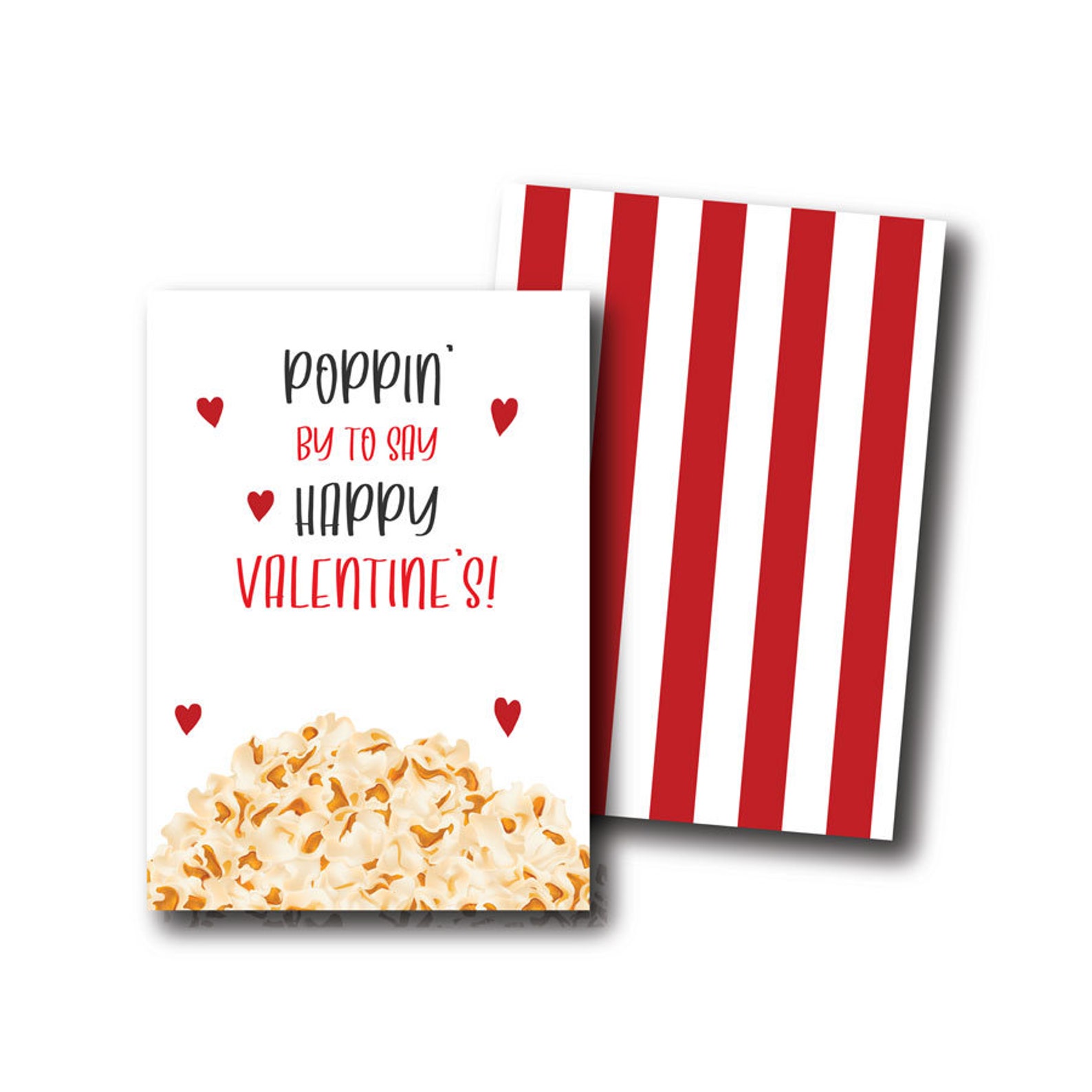 Instant Download Printable Poppin' Valentines - Etsy