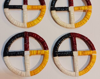 Sioux Lakota First Nations ''medicine Wheel Four Directions'' Great ...