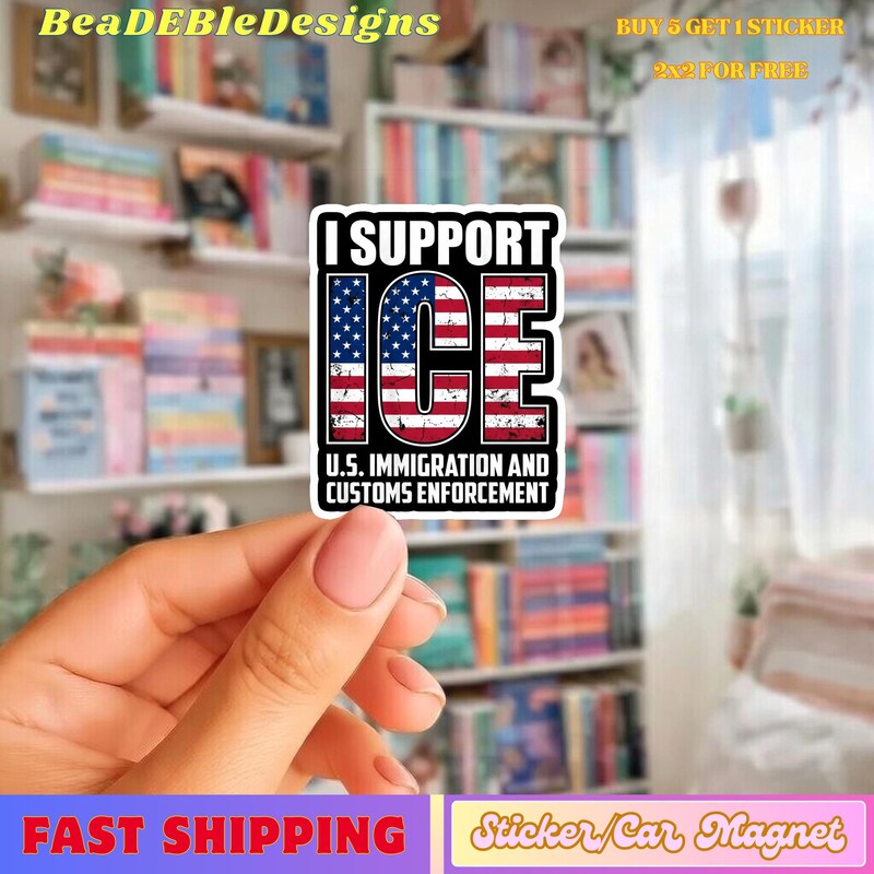 I Support Ice Bumper Sticker - Etsy