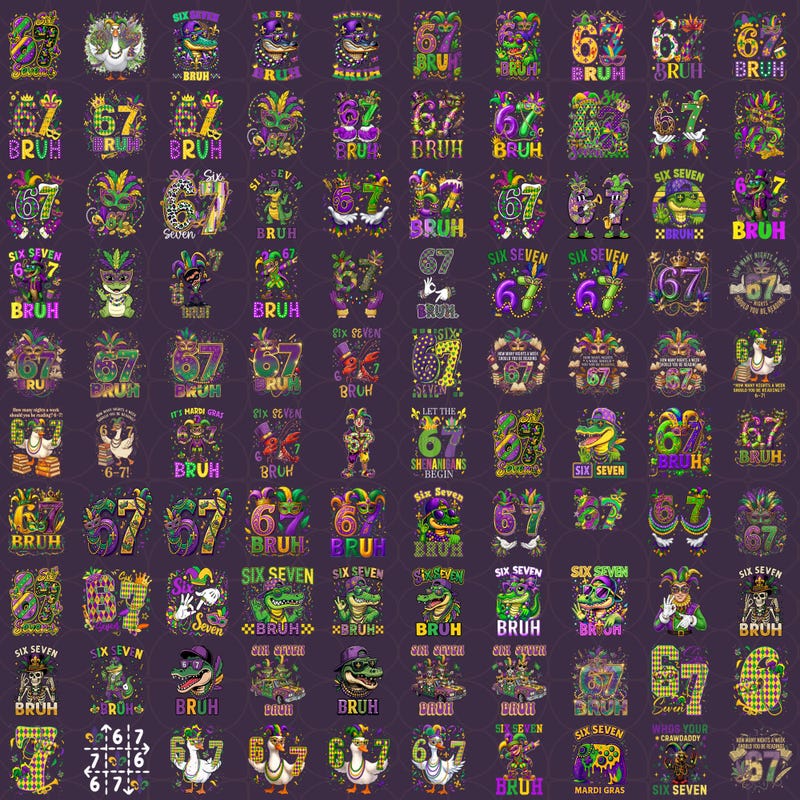 Mardi Gras 67 Png - Etsy UK