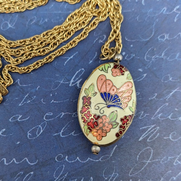 Cloisonne Pendant - Etsy