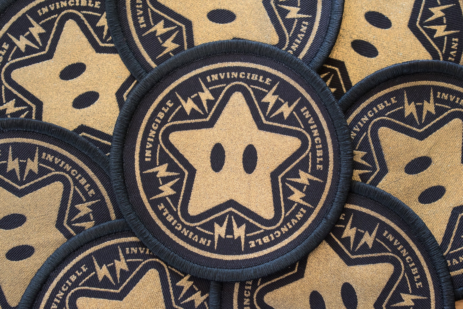 Invincible Mario Iron on Patch Embroidery Sew on Badge Gift | Etsy