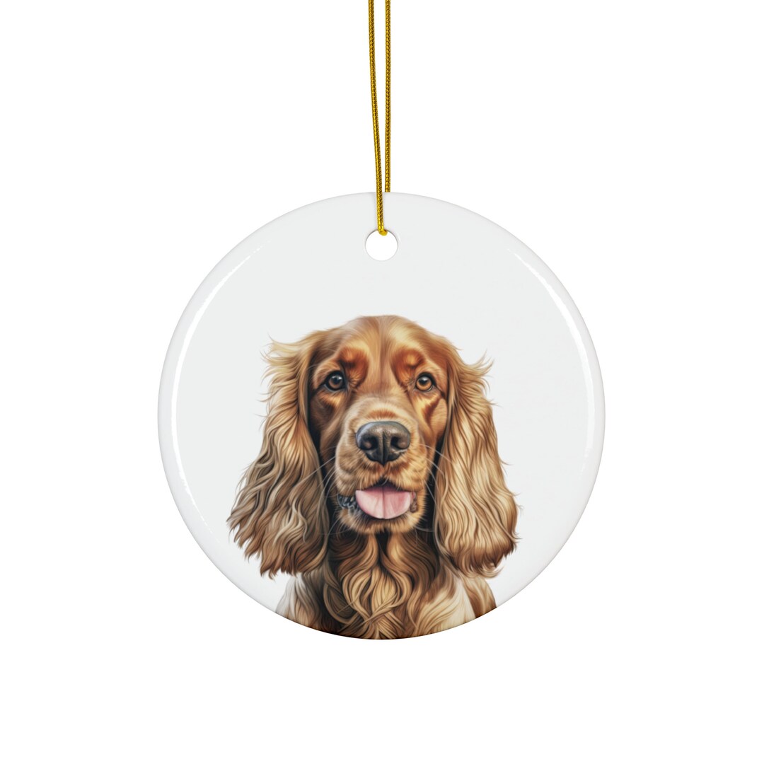 Cocker Spaniel Ceramic Ornament Christmas Gift - Etsy