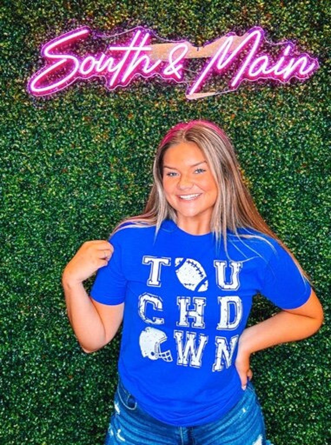 TOUCHDOWN T-shirt - Etsy