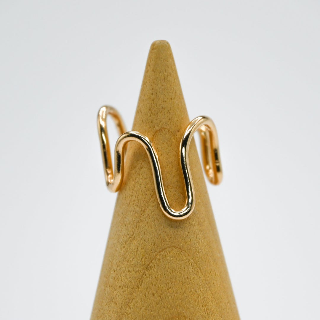 Gold Fill Wiggles Ring - Etsy