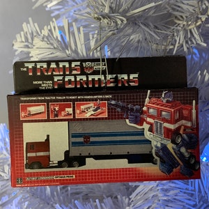 Vintage Original Hasbro G1 Transformers OPTIMUS PRIME Magnet Miniature ...