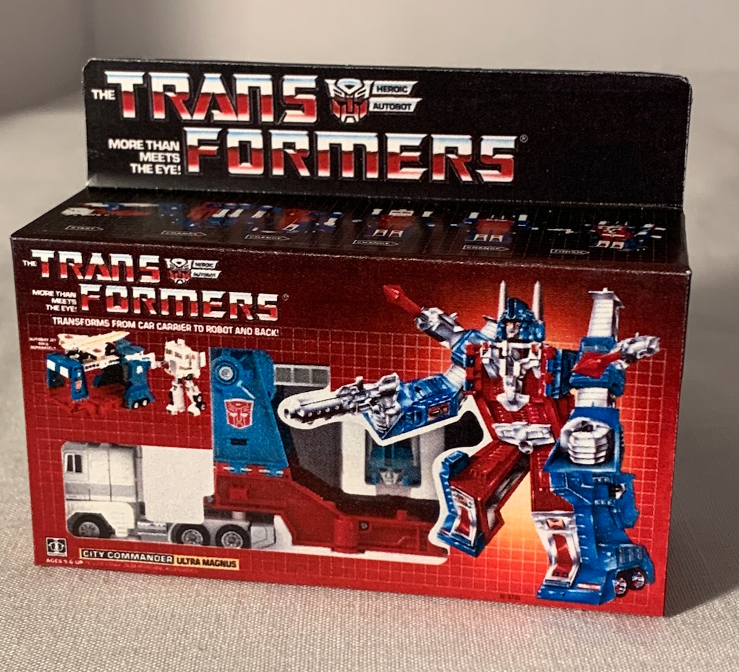 Vintage Original Hasbro G1 Transformers ULTRA MAGNUS Magnet Miniature ...