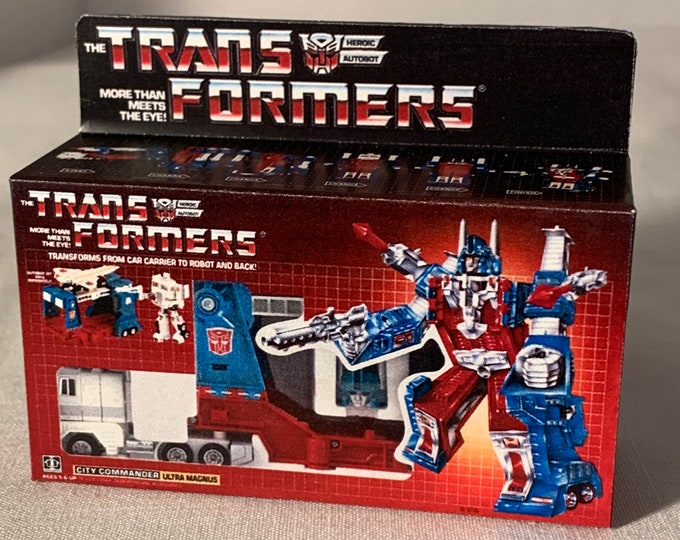 Vintage Original Hasbro G1 Transformers ULTRA MAGNUS Magnet Miniature ...