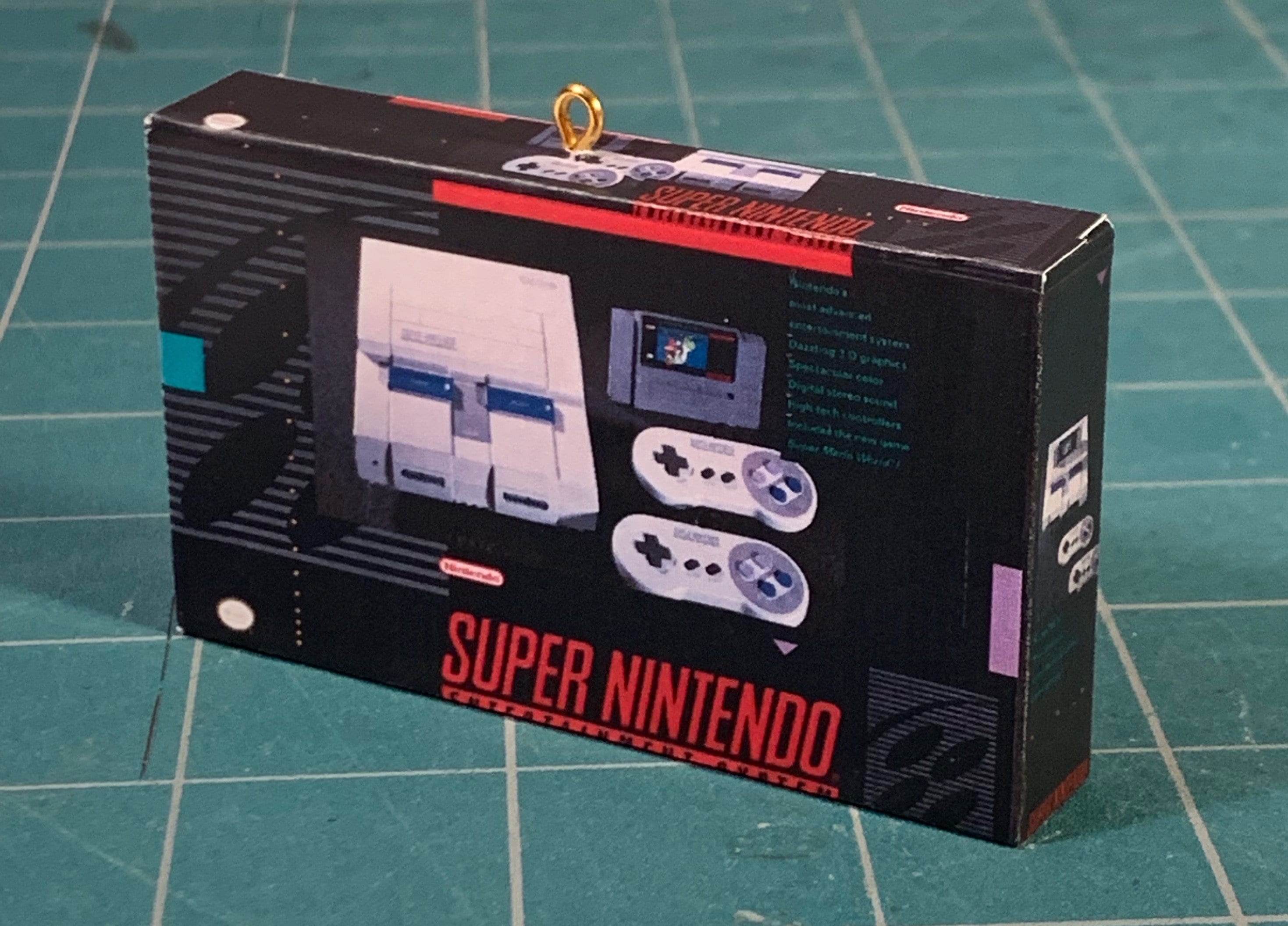 Vintage Original Super NES Nintendo Entertainment System Miniature Toy ...