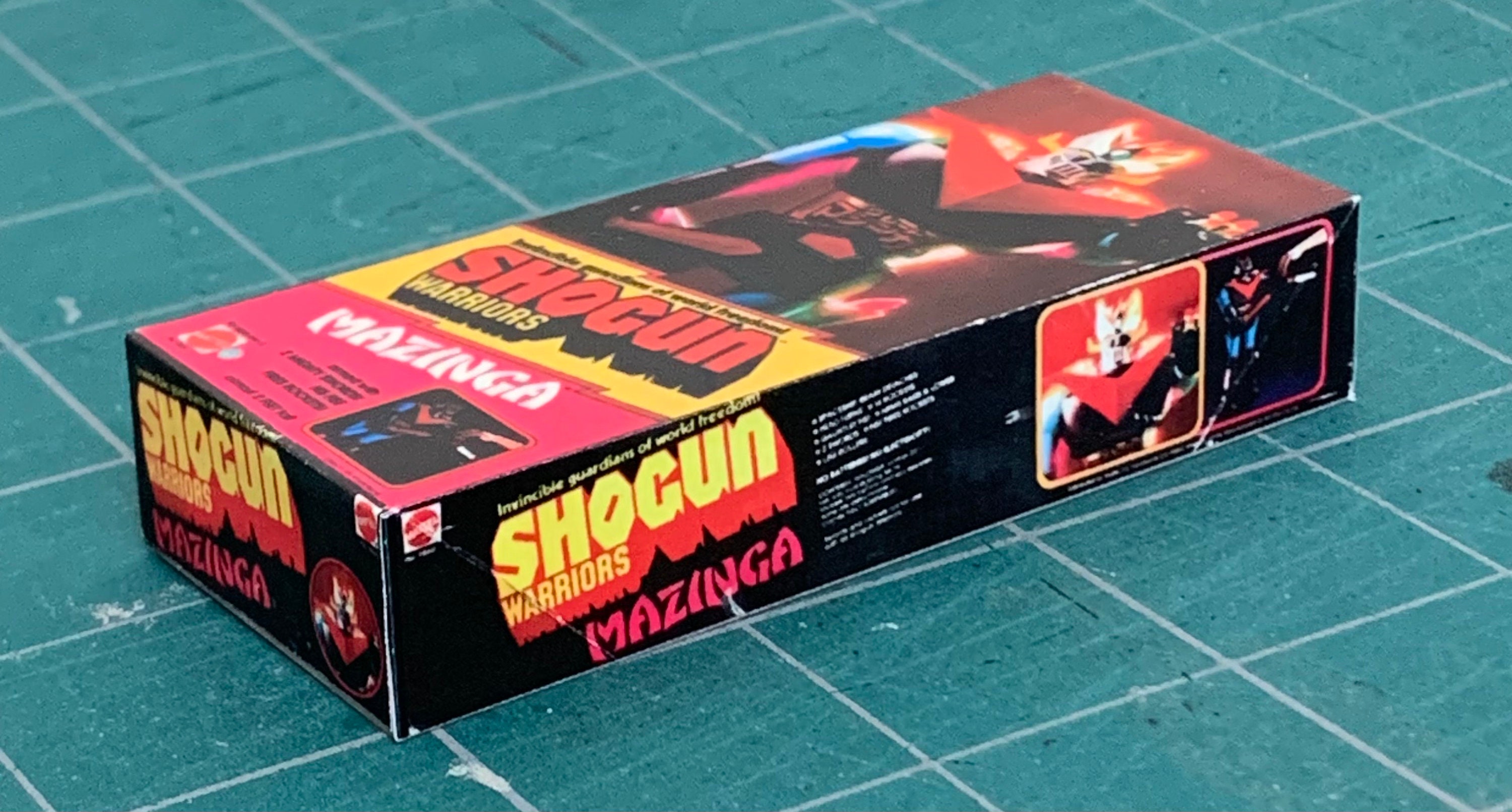 Vintage Original Mattel Shogun Warriors MAZINGA Miniature Toy Box ...