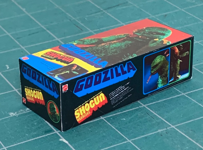 Vintage Original Mattel Shogun Warriors GODZILLA Miniature Toy Box ...