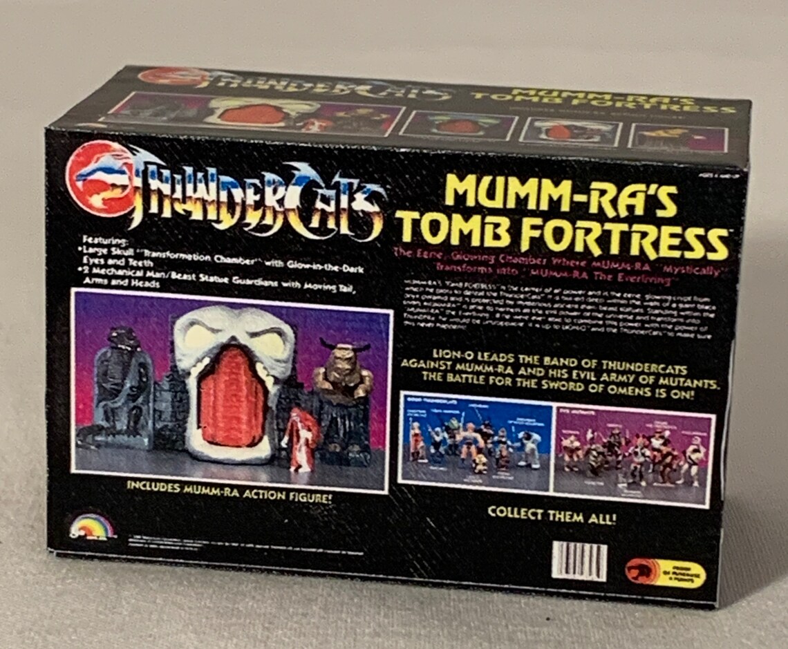 Vintage Original Ljn Thundercats MUMM-RA'S TOMB Fortress Miniature Toy ...