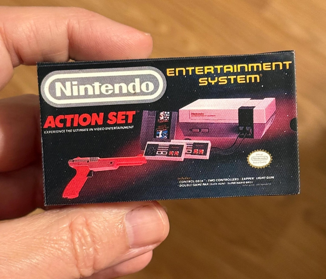 Vintage Original NES Nintendo Entertainment System Action Set ORANGE ...
