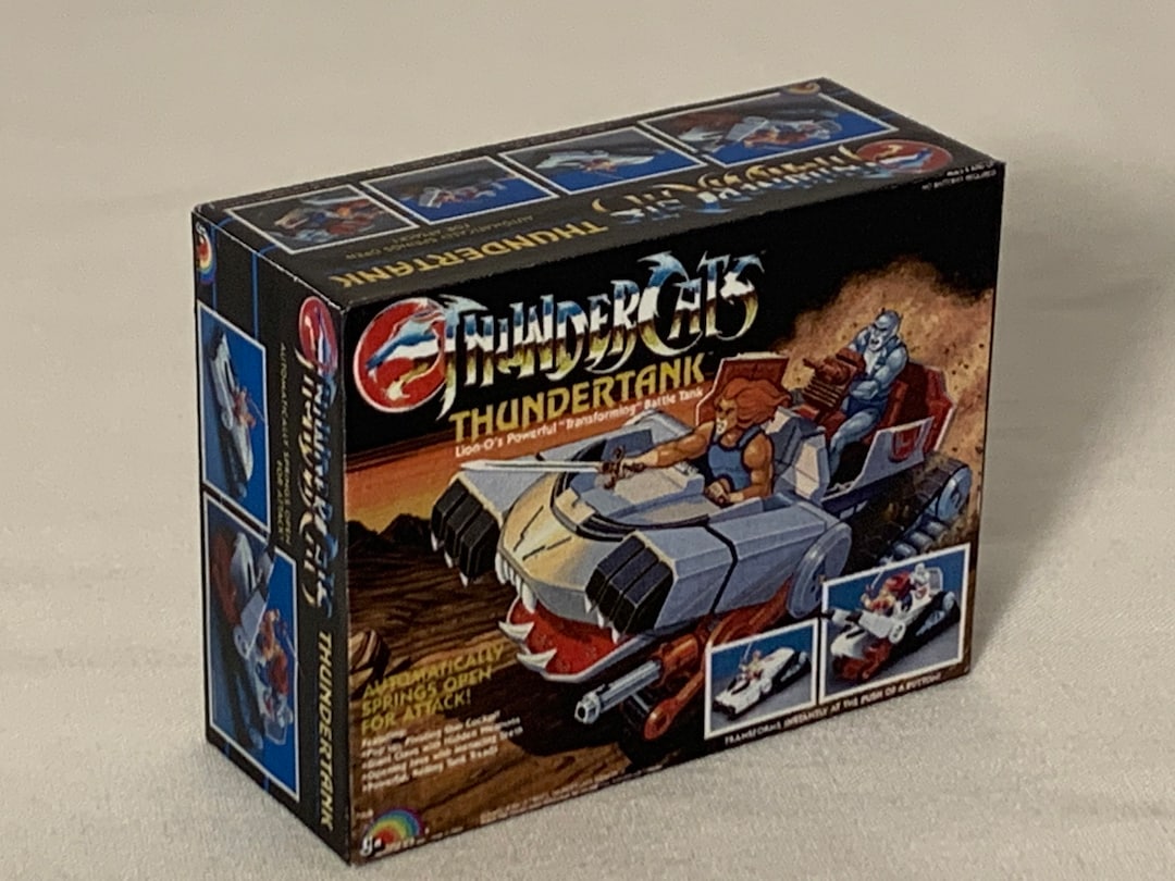 Vintage Original LJN Thundercats THUNDERTANK Miniature Toy Box ...