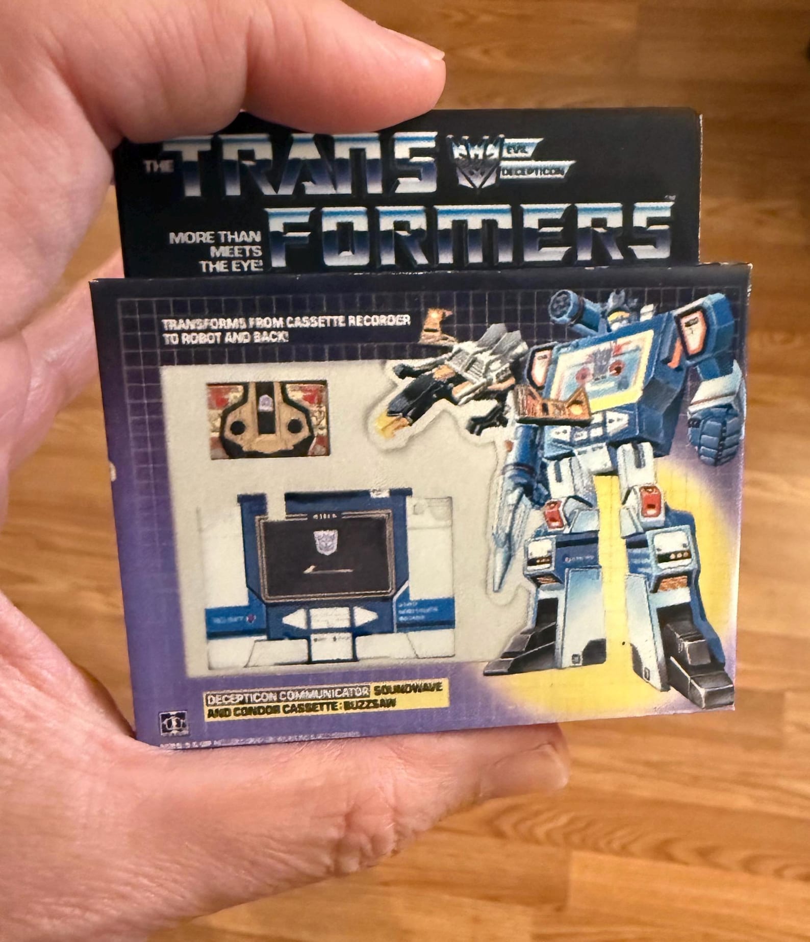 Vintage Original Hasbro G1 Transformers SOUNDWAVE Magnet Miniature Toy ...