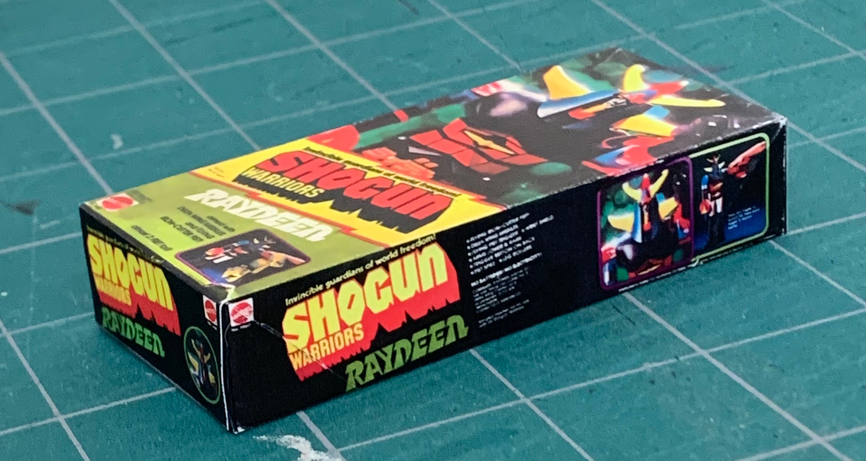 Vintage Original Mattel Shogun Warriors RAYDEEN Miniature Toy Box ...