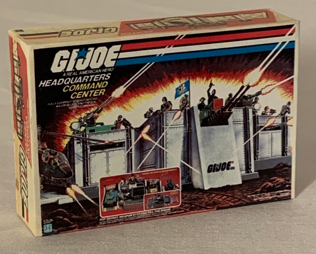 Vintage Original 1980s Hasbro G.I. Joe HEADQUARTERS COMMAND CENTER Toy ...