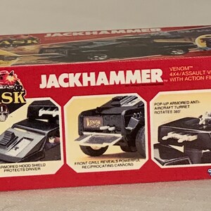 Vintage Original Kenner 1980s MASK Venom JACKHAMMER Miniature Toy Box ...