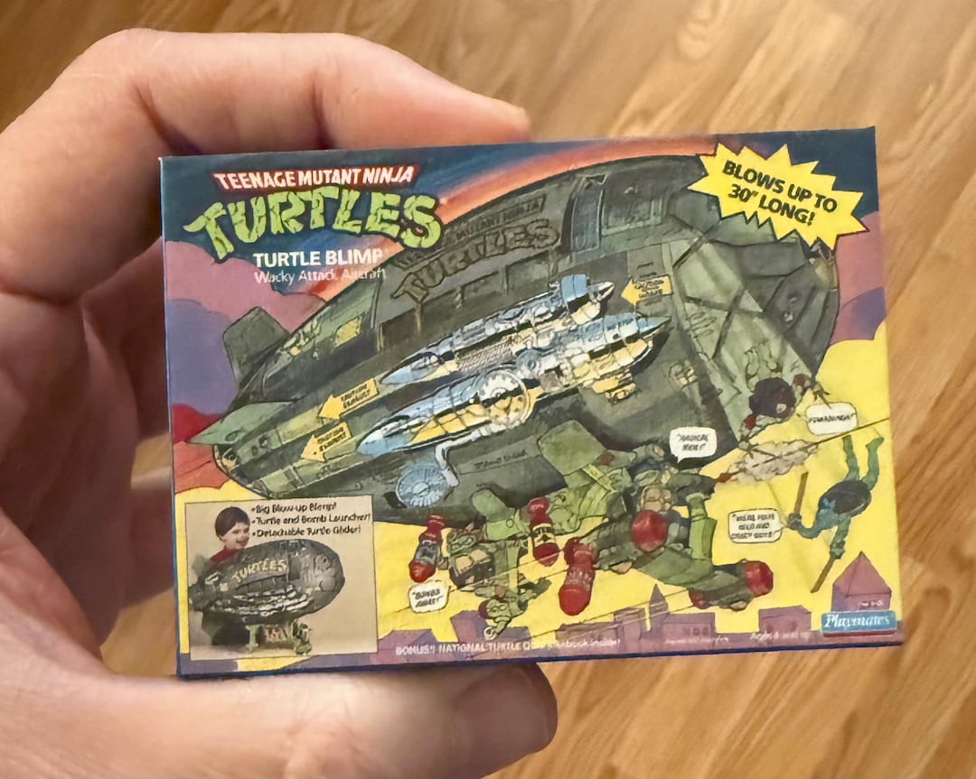 Vintage Playmates Original Teenage Mutant Ninja Turtles TURTLE BLIMP ...