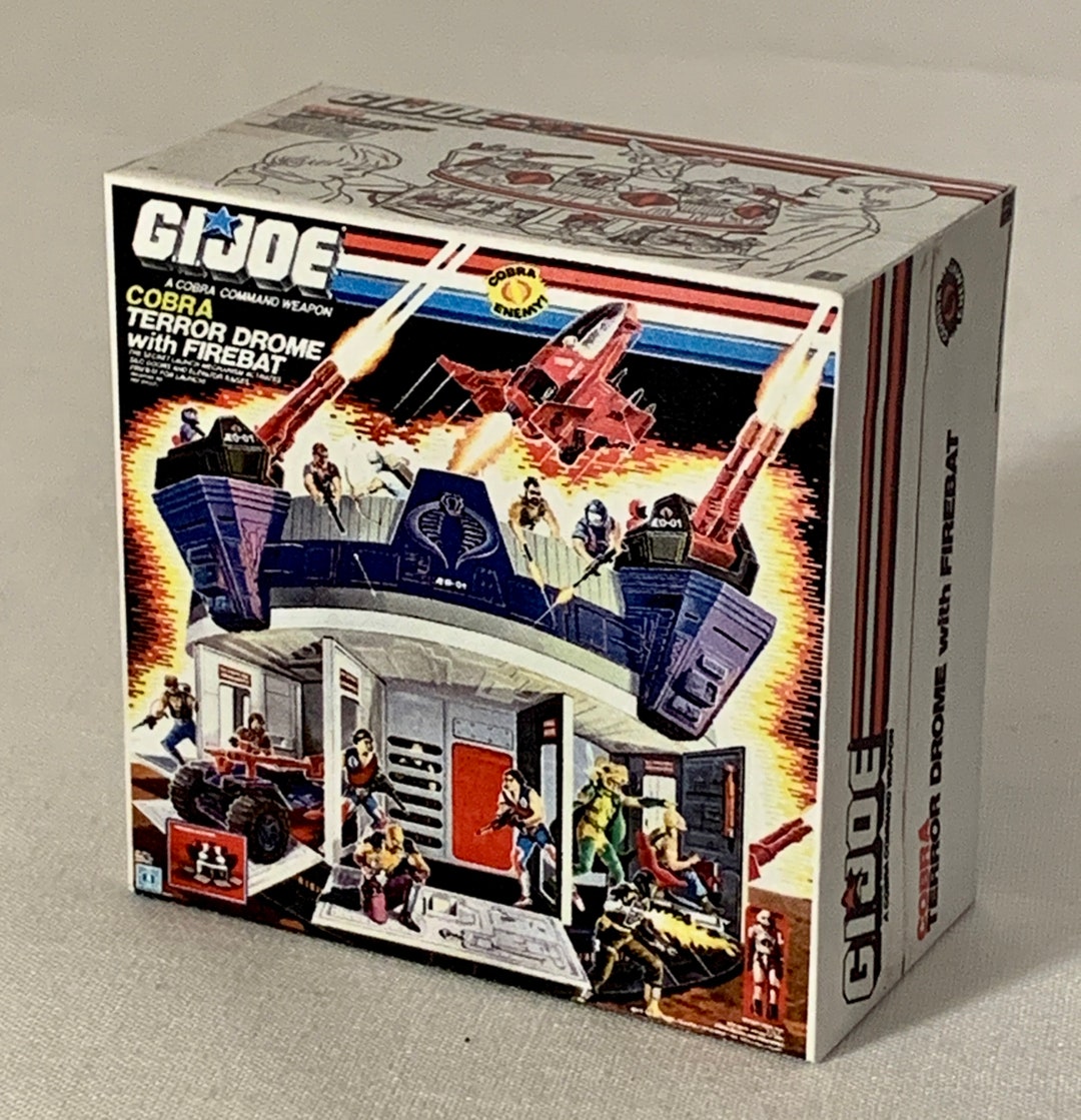 Vintage Original Hasbro 1980s G.I. Joe COBRA TERROR DROME Play Set ...