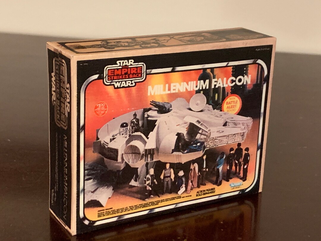 Vintage Original Kenner Star Wars Empire Strikes Back MILLENNIUM FALCON ...